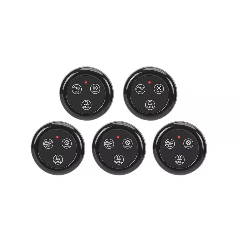 Conjunto 5 Discos de chamada para restaurante / Beeper / Pager com 3 ...